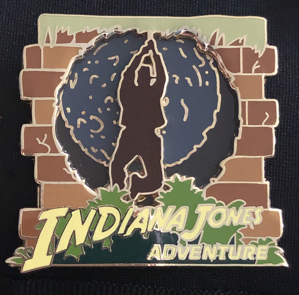 41289 - Indy Swinging from Boulder Silhouette - Indiana Jones Adventure ...