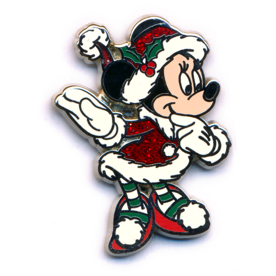 41411 - Mickey & Minnie 2 pin set - Minnie Only - Christmas 2016
