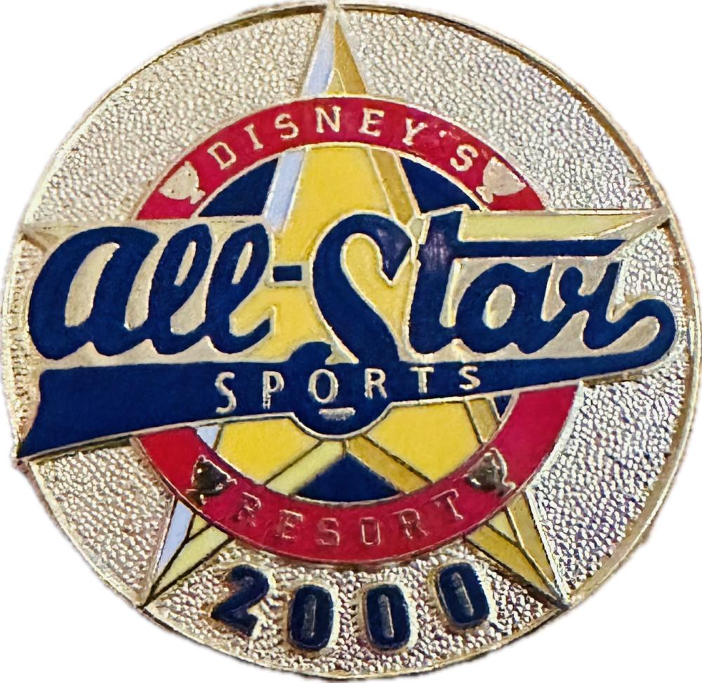 42156 - All-Star Sports Resort Logo 2000 - 2000 Dated Year - WDW Resort ...