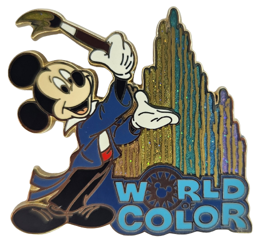 42401 - Mickey Mouse with Paint Brush and Fountains - World of Color ...