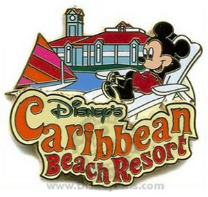 43254 - Mickey Mouse in a Beach Chair - Disney's Caribbean Beach Resort ...