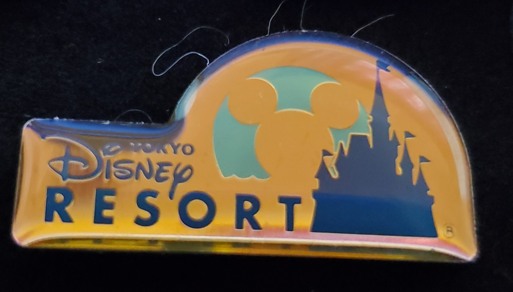 45577 - Tokyo Disney Resort Gold and Blue Logo - Tokyo Disney Resort ...