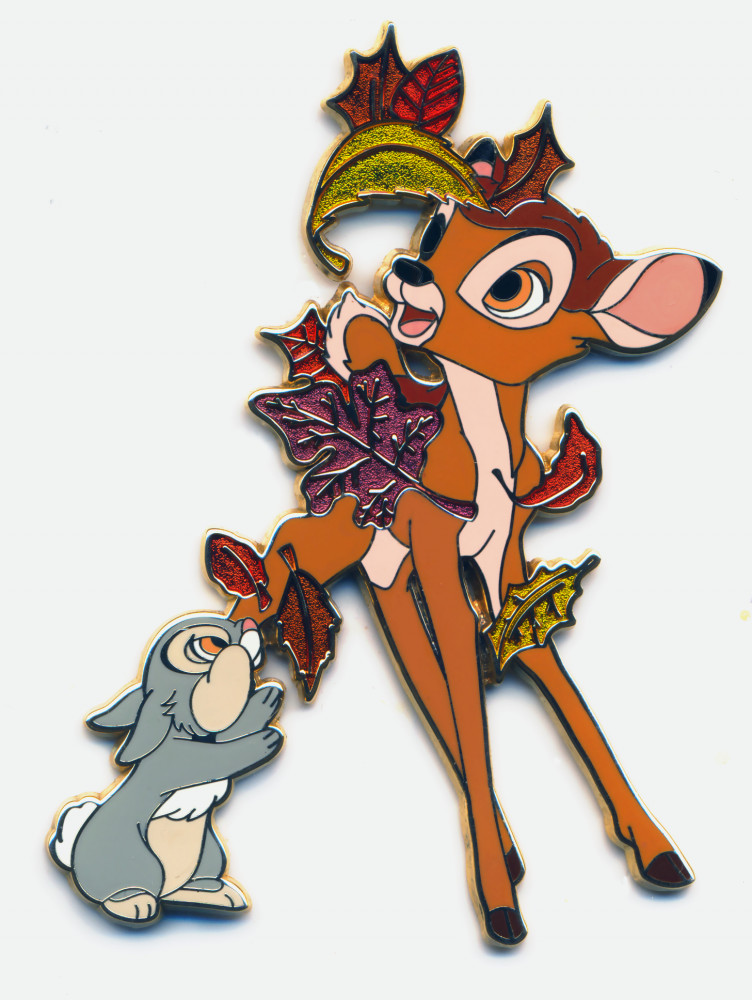 45601 - Bambi & thumper with falling leaves - Jumbo Fall Series ...