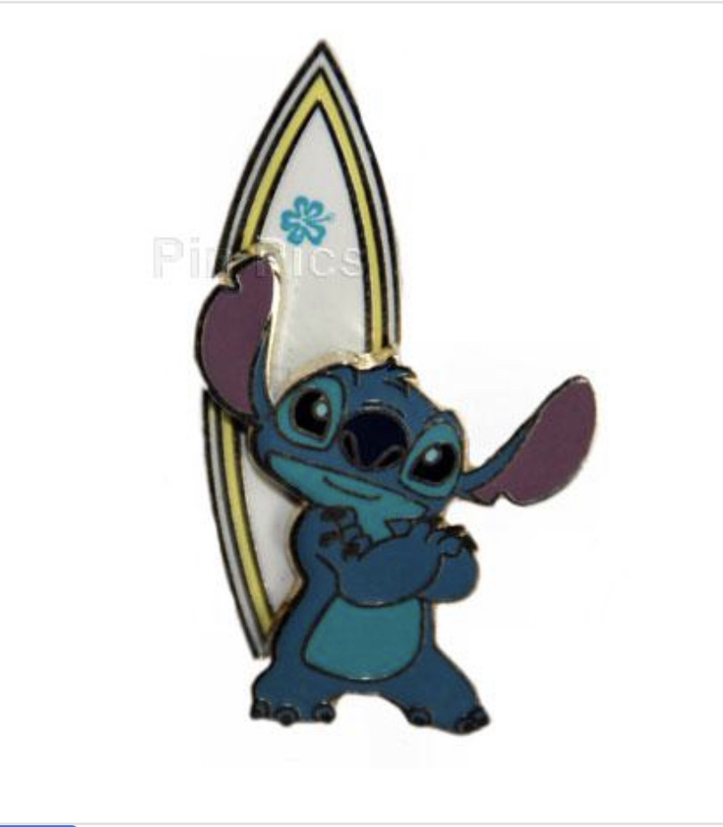 46108 - Stitch with Surfboard - Lilo & Stitch