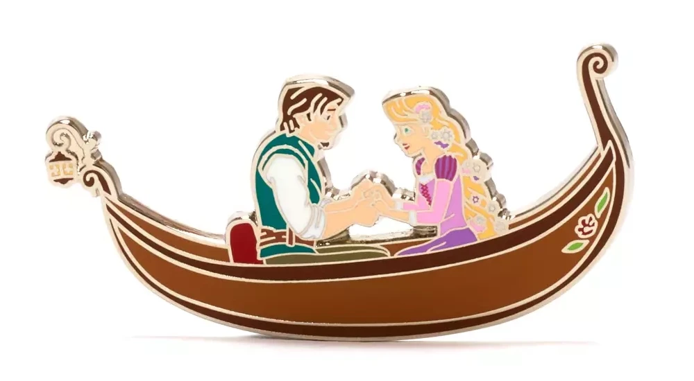 Tangled Rapunzel And Flynn In The Boat