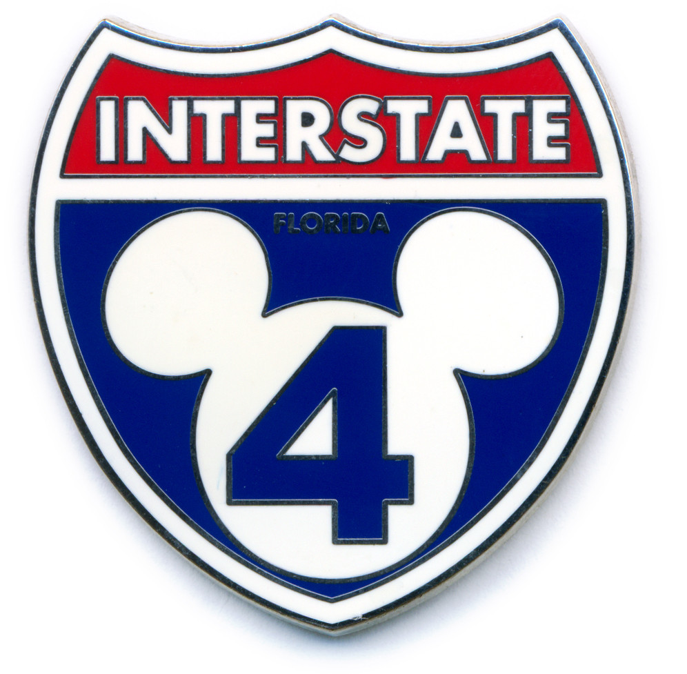 47309 - Interstate 4 Mickey Head - Road Sign Series - Walt Disney World ...