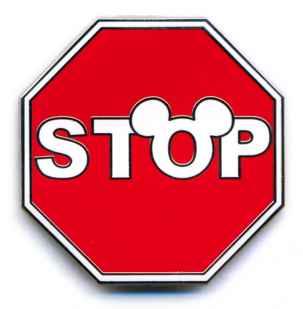 47311 - Stop Sign - Mickey - Road Sign Series