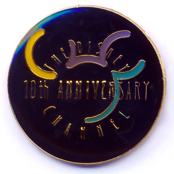 47382 - Logo Pin - Disney Channel 10th Anniversary 1993 Set of 10 Pins ...