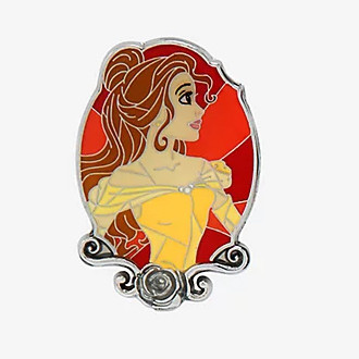 47501 - Belle - BoxLunch - Disney Princess Stained Glass Profiles ...