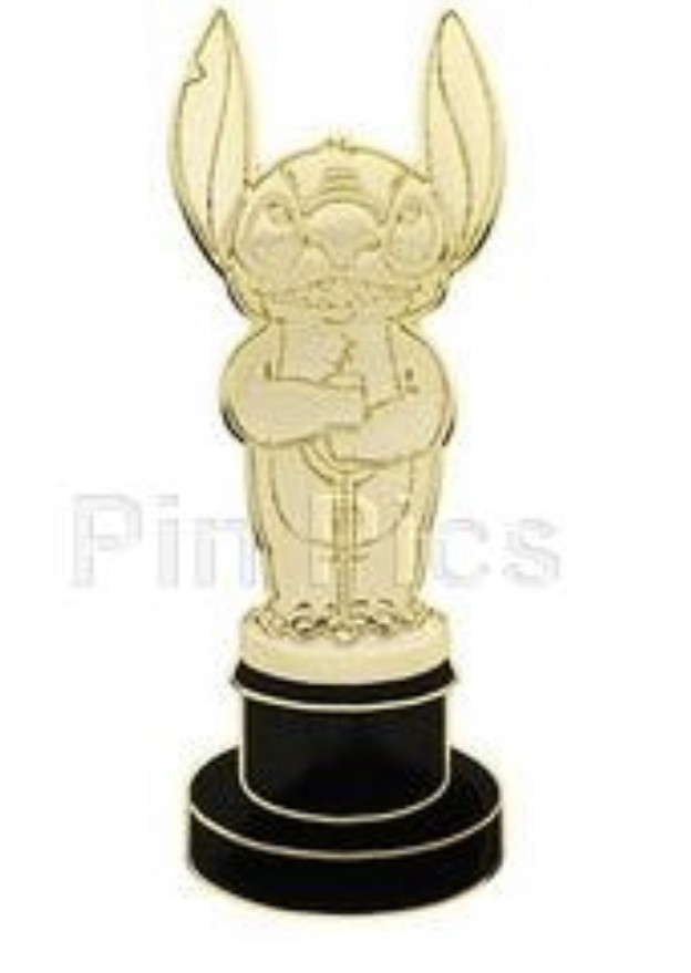 Stitch golden statuette - Stitch Auction - Disney Auctions Disney Pin