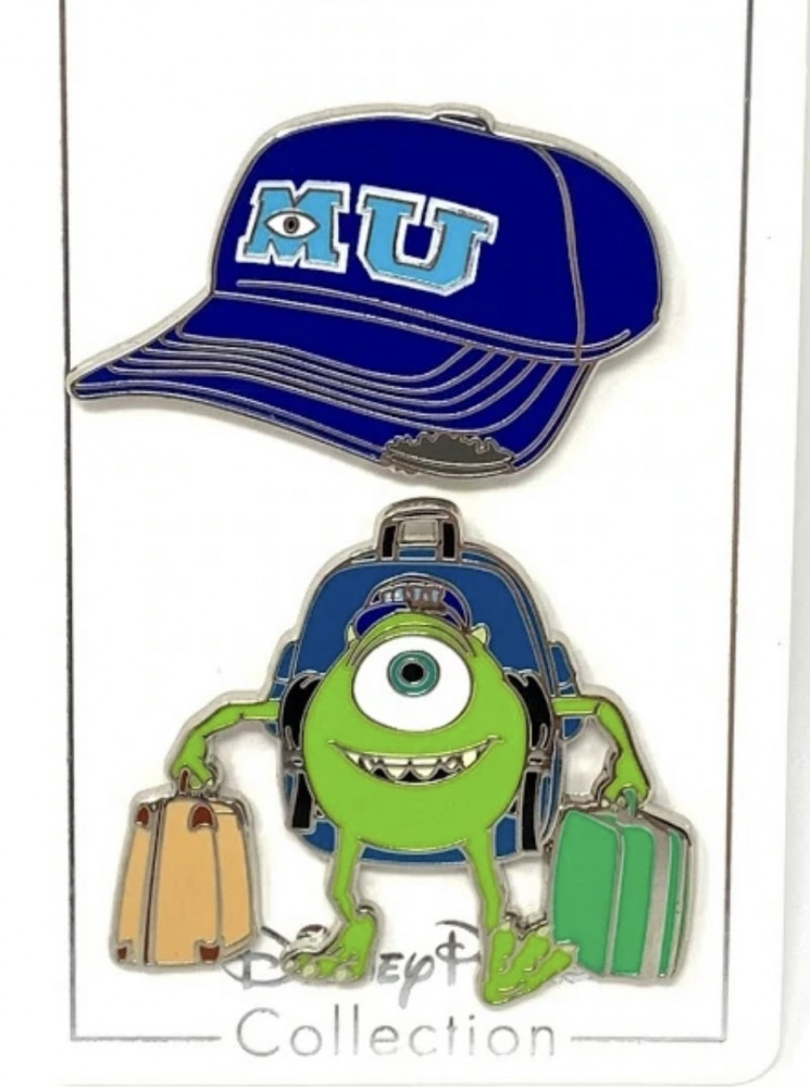 47615 - Mike Wazowski & MU Hat Set - Monsters University
