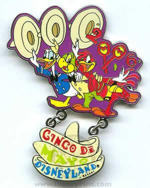 4819 - 2006 - The Three Caballeros Dangle - Cinco de Mayo - Disneyland ...