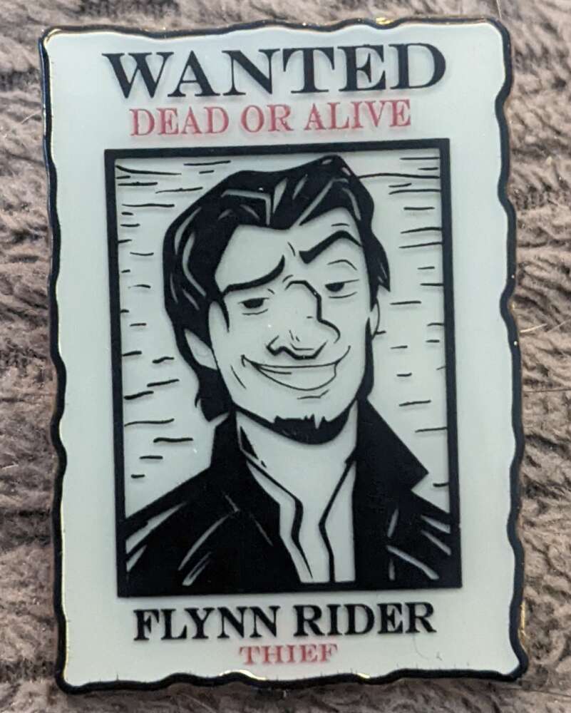 48300 - Flynn Rider Wanted Poster - Loungefly Disney Tangled Blind Box ...