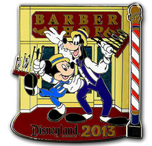 48311 - Mickey and Goofy at Barber Shop - Dapper Days - Disneyland ...