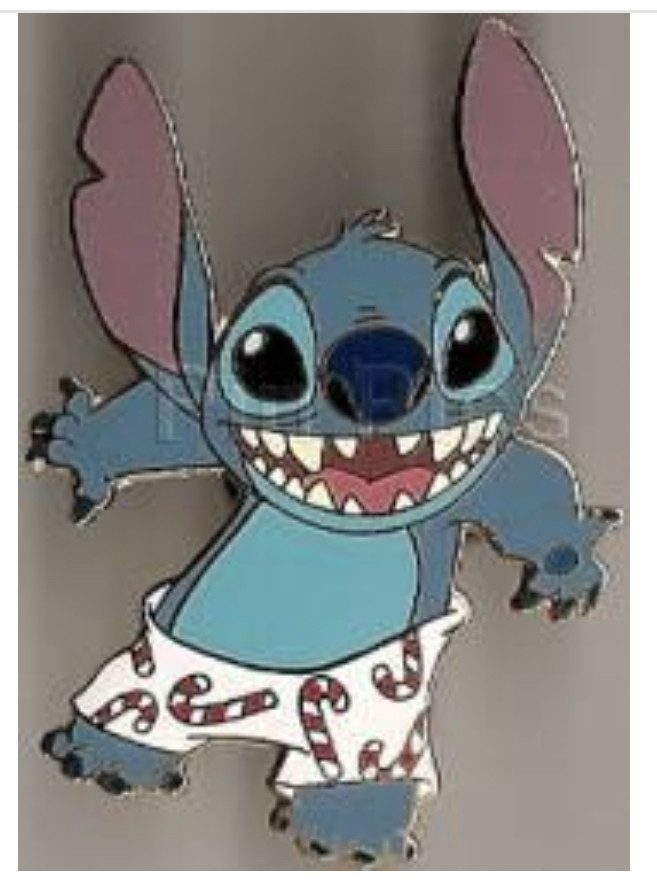 Stitch - Christmas - candy cane boxers - Stitch Boxer Shorts | Pin & Pop