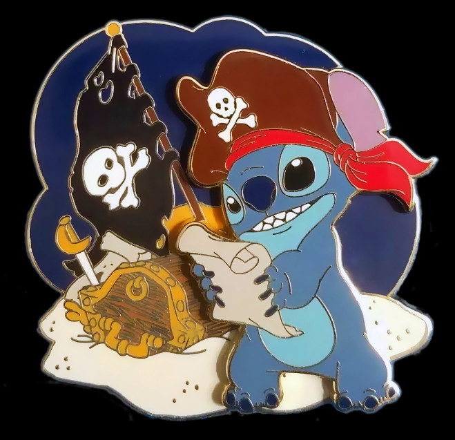 48661 - Pirates of the Caribbean (Completer Pin) - Stitch Adventure ...