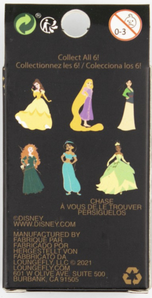 48684 - Series 2 - Complete Set - Loungefly - Disney Princess Blind Box ...