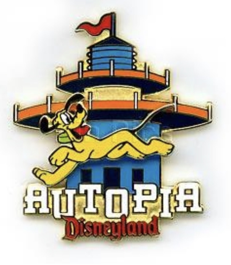 48694 - Pluto by Autopia Tower - Autopia Re-Opening - Disneyland Resort ...