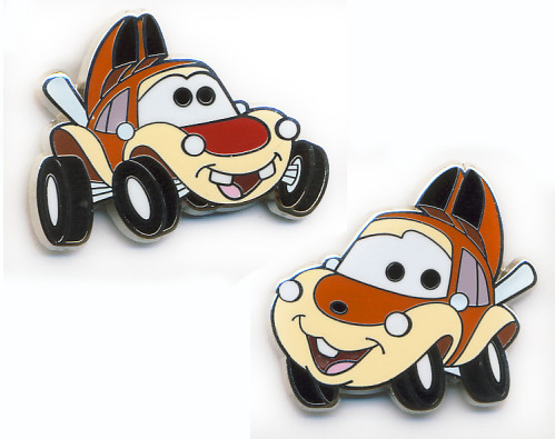 49453 - Chip & Dale - Characters as Pixar Cars - Chip & Dale 2 pin set