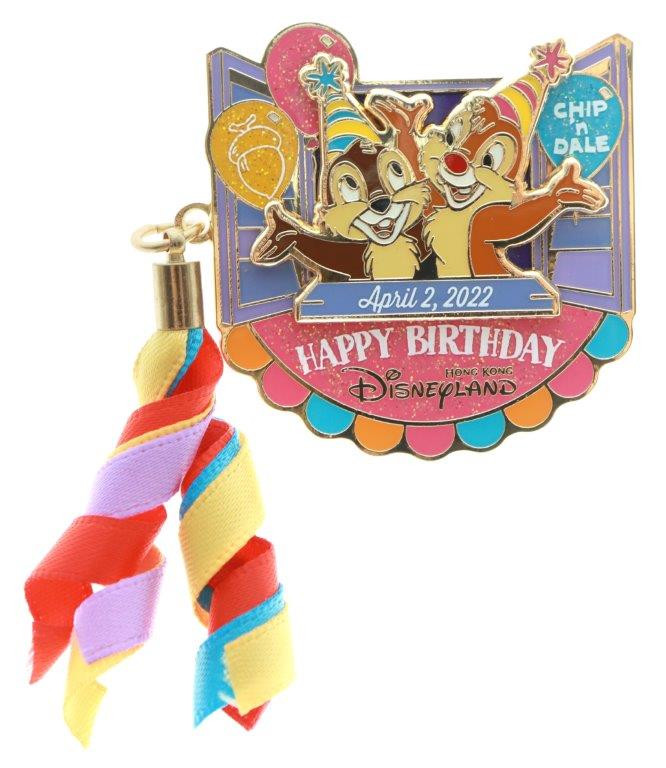 49470 - 2022 - Happy Birthday Chip and Dale Ribbon Dangle - HKDL ...