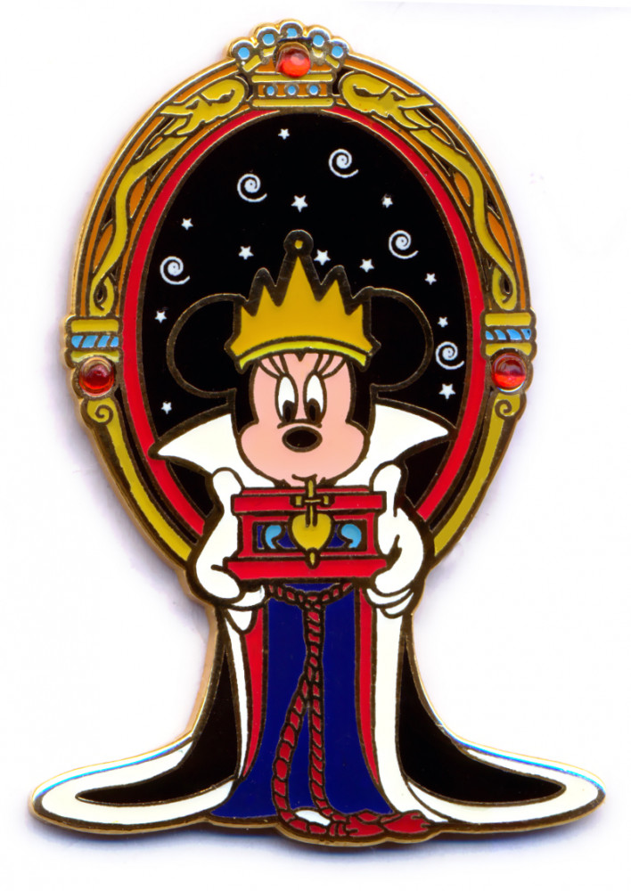 49474 - Minnie Mouse as the Evil Queen in front of the Magic Mirror ...