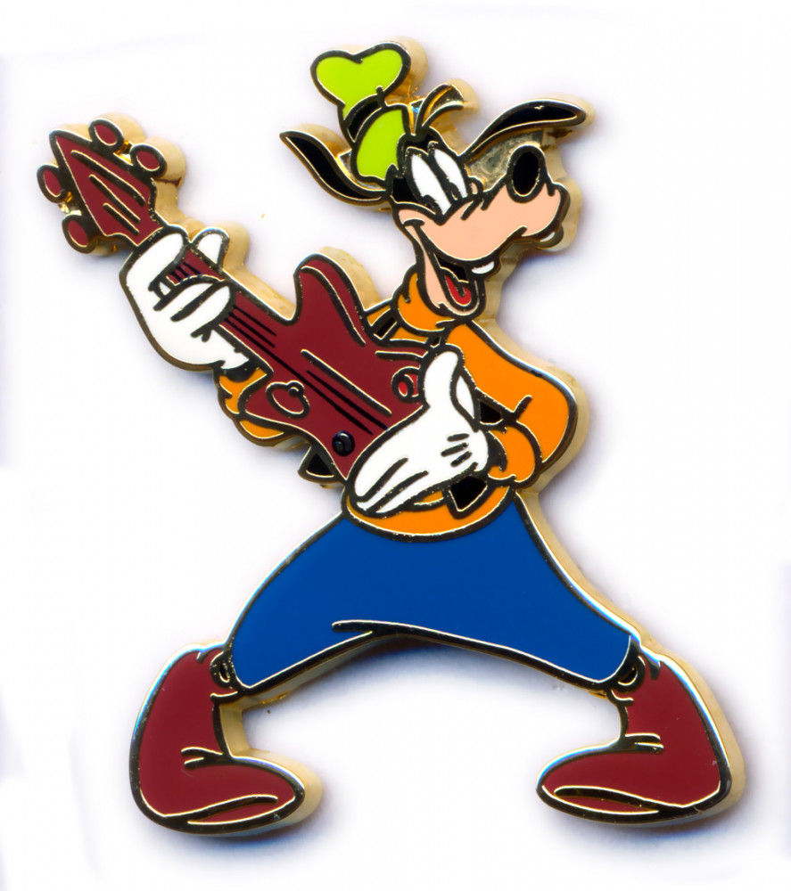 49583 - Goofy Playing the Guitar - Cast Lanyard Refresh - Disneyland ...