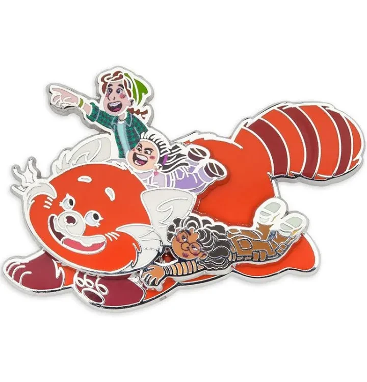 49775 - Abby, Miriam, and Priya Riding Panda Mei - Turning Red