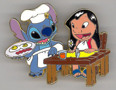 49886 - 2006 - Stitch Making Lilo Breakfast - Mother's Day - Disney ...