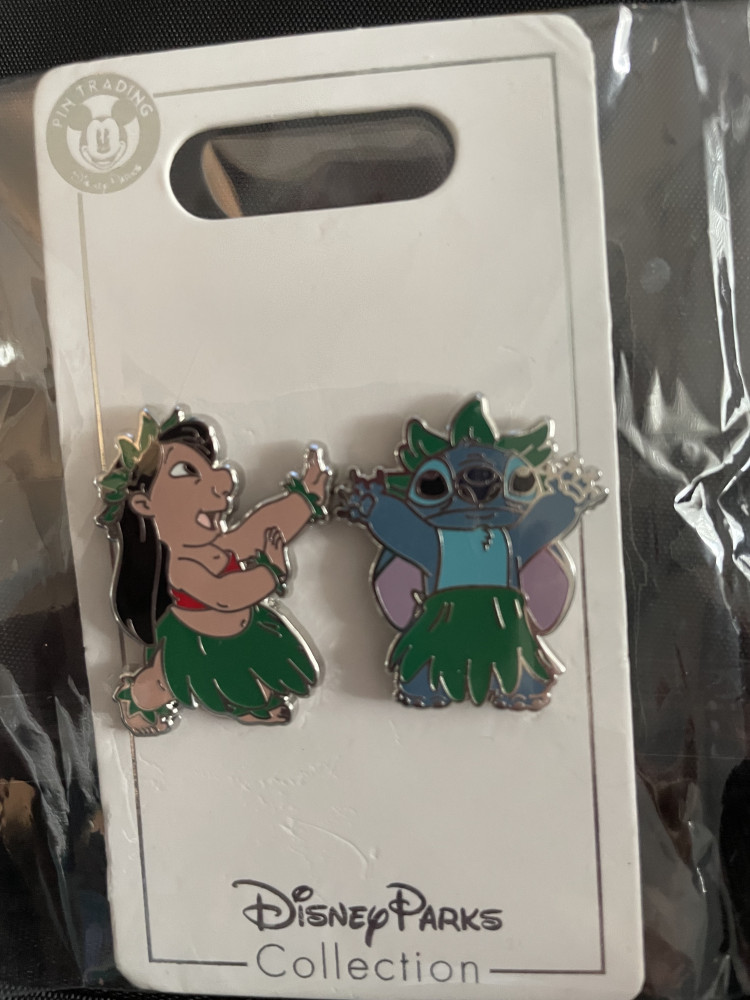 Lilo and Stitch Hula Dancing Set (2 pins) - Lilo & Stitch | Pin & Pop