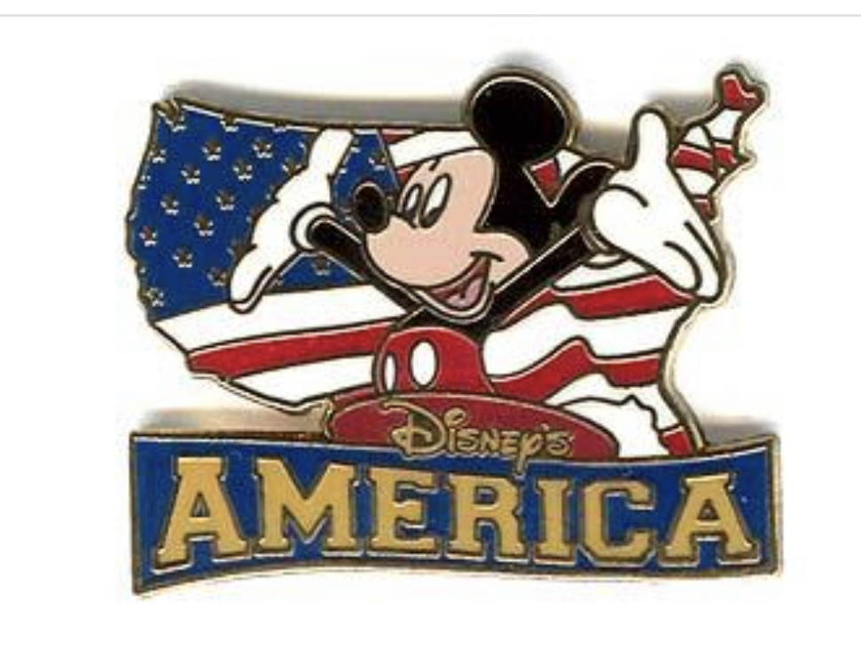 50118 - Mickey Mouse - Disney’s America - Disney Store US Disney Pin