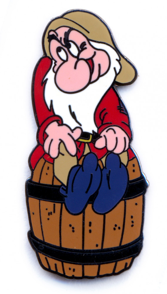 50194 - Grumpy Sitting on a Barrel - Snow White Silly Song Scene ...