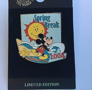 50304 - Mickey Mouse - Spring Break - Walt Disney World Disney Pin