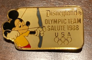 50541 - Mickey Mouse (Archery) - 1988 Summer Olympics - Disneyland ...