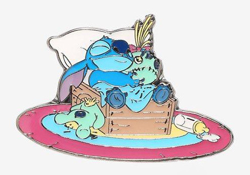 50913 - Stitch and Scrump sleeping in pine box - Stitch and Scrump Fun ...