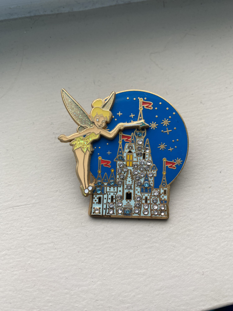 51026 - Jeweled Cinderella Castle w/Tinker Bell (3D) - Tinker Bell ...