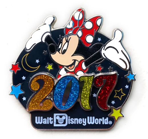 51036 - Minnie - 2017 Dated Year Pins - Walt Disney World Disney Pin