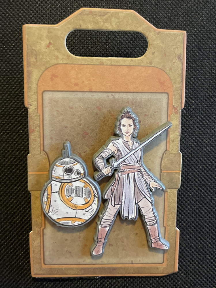 51201 - Rey & BB-8 Two Pin Set - Star Wars - Disneyland Resort Disney Pin