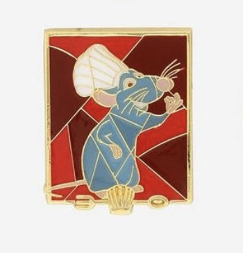 Remy - Stained Glass Pixar Characters Blind Box | Pin & Pop