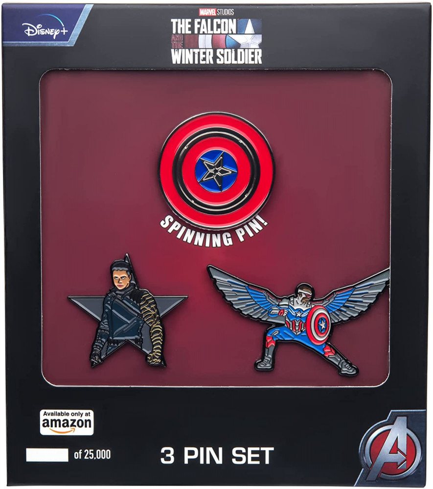 51554 - Falcon and the Winter Soldier 3-pin Set - The Falcon and the ...
