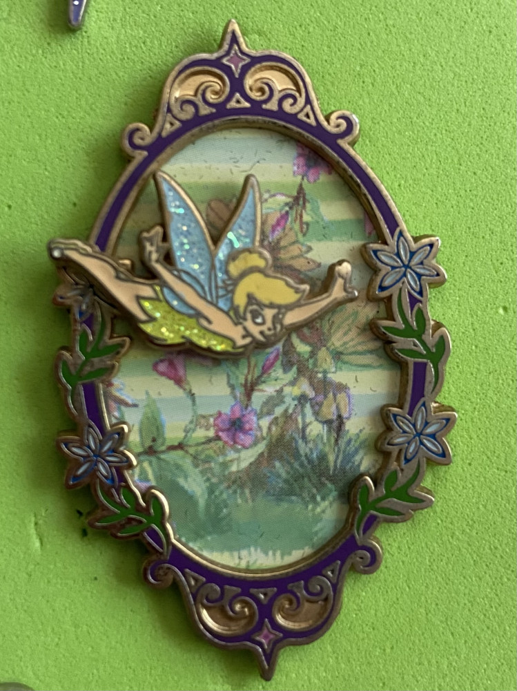 51668 - Tinker Bell Flower Frame - Spring Collection - Disneyland ...
