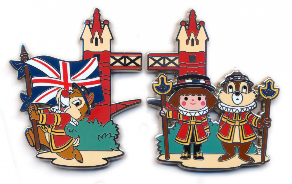 52254 - United Kingdom - Tower Bridge Chip & Dale - Characters in It's ...