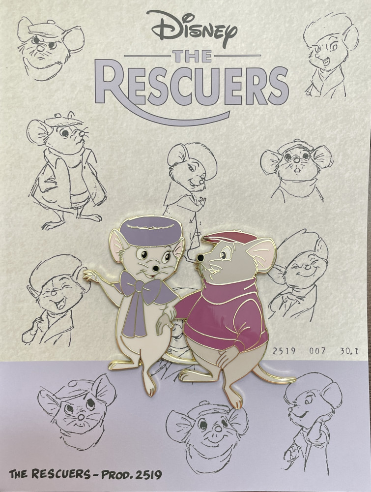52468 - Bernard & Bianca - The Rescuers - Disney Store UK Disney Pin