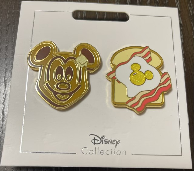 52566 - Disney Breakfast Flair Pin Set - Disney Breakfast Flair Set