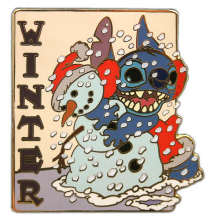 52624 - Winter - Stitch Seasons - Disney Auctions Disney Pin