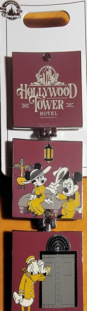 52705 - Tri-folding Pin - Twilight Zone Tower of Terror - Walt Disney ...