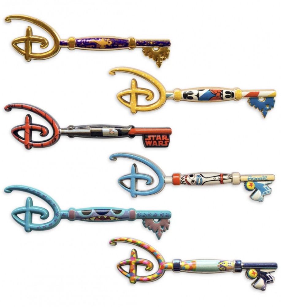 World of Disney Series 2 Complete Set - Collectible Key Mystery ...