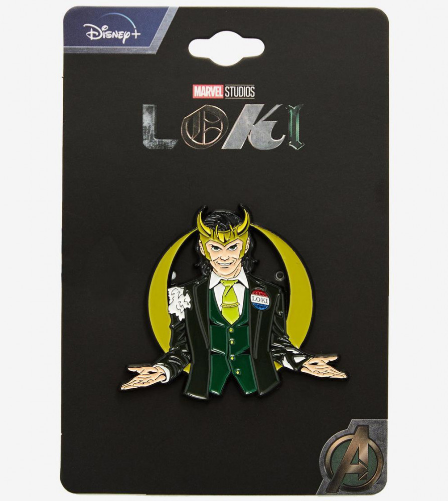 53048 - Marvel Loki Vote Loki Enamel Pin - BoxLunch Exclusive - Marvel ...