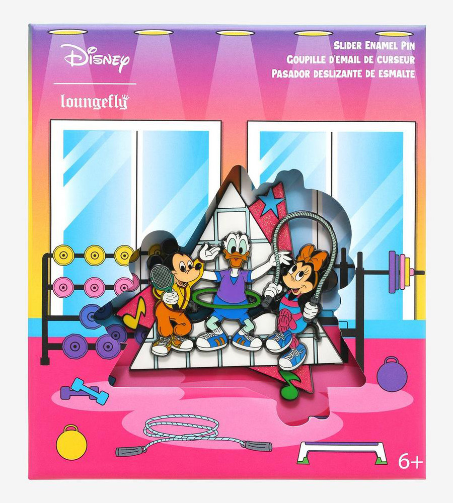 53272 - Mousercise - Loungefly - Collector Box - Loungefly Disney Pin