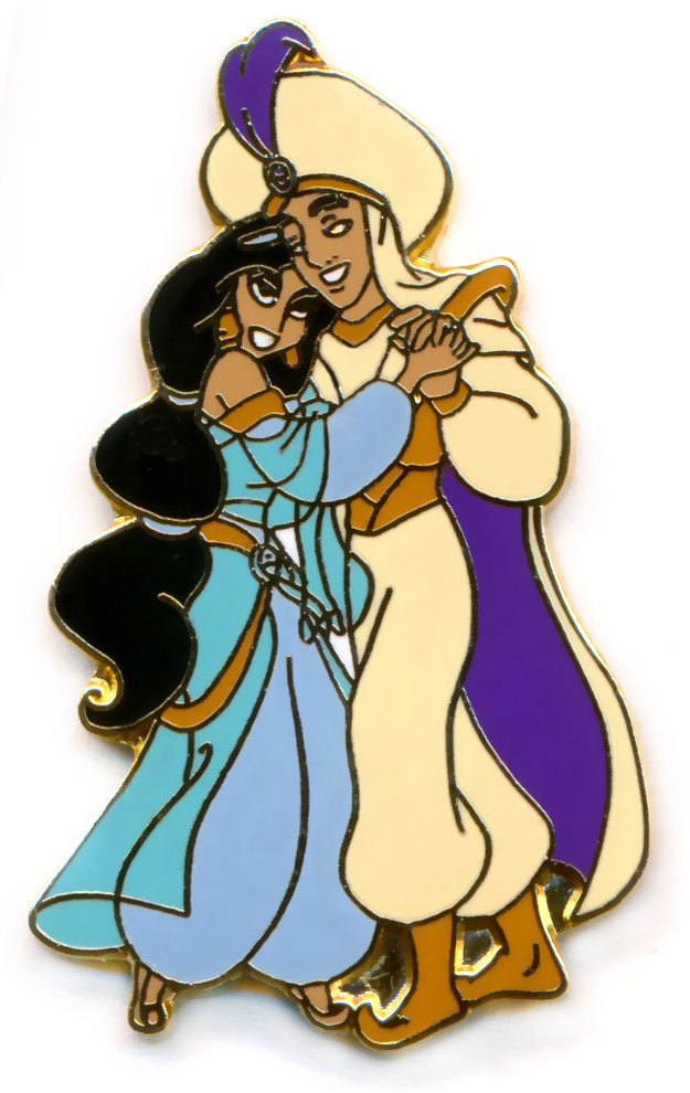 4266 - Aladdin and Jasmine - Prince and Princess Dancing - Disneyland ...
