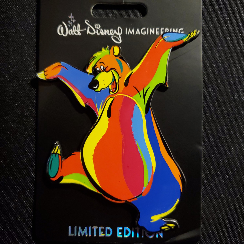 53594 - Baloo - Color Splash - Walt Disney Imagineering Disney Pin